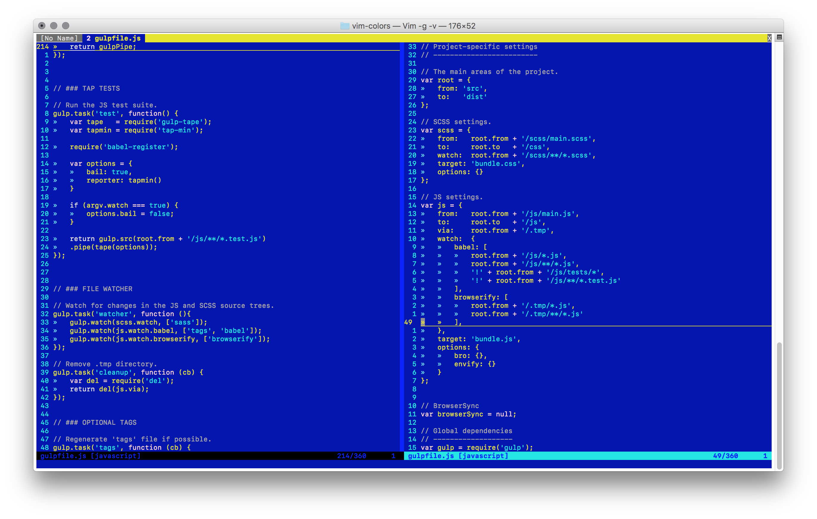 GitHub - romainl/vim-colors: Modern rewrite of Vim's default colorschemes.